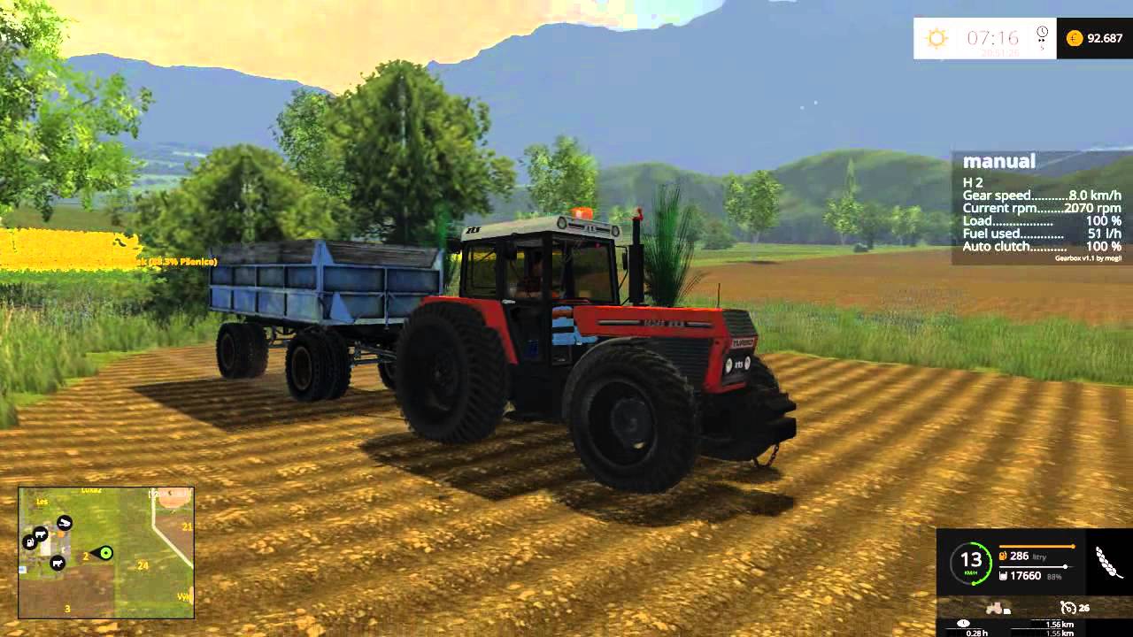 FS-2015 ZTS 14245 Manuálna prevodovka - YouTube