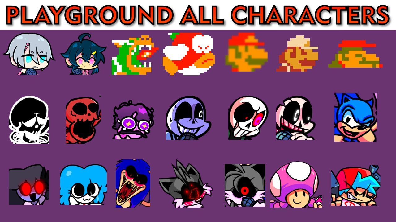 FNF Character Test | Gameplay VS My Playground | ALL Characters Test ...