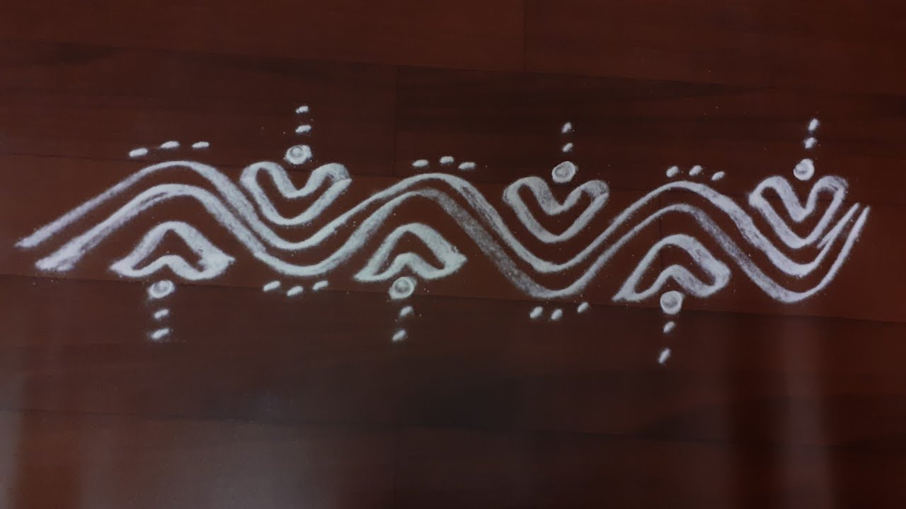 Border muggu | Kolam | rangoli # Mahilaworldkolam #mahilaworldmuggu # ...