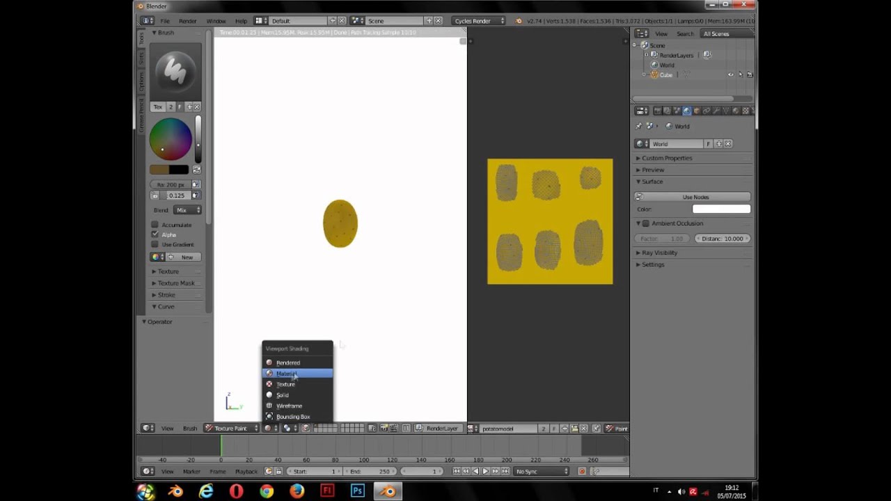 How to make a potato model for Gmod(Timelapse) - YouTube
