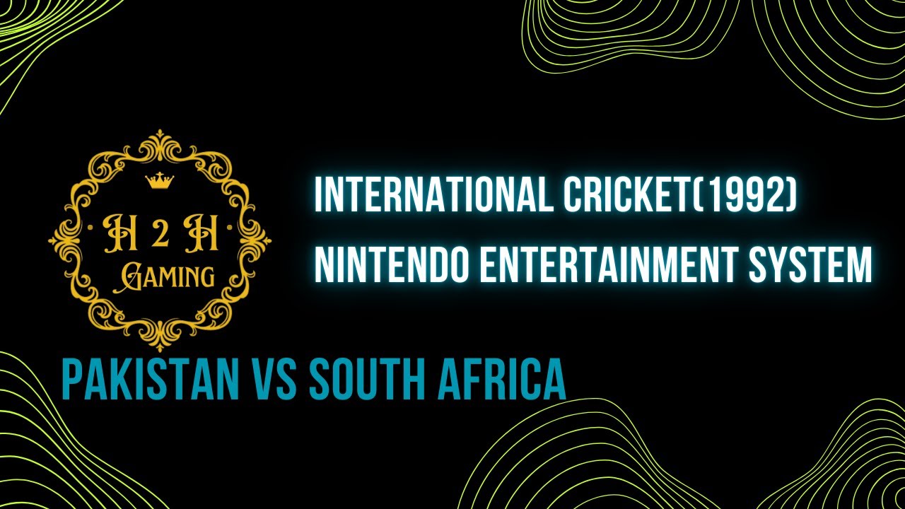 International Cricket (1992) Nintendo Entertainment System (NES ...