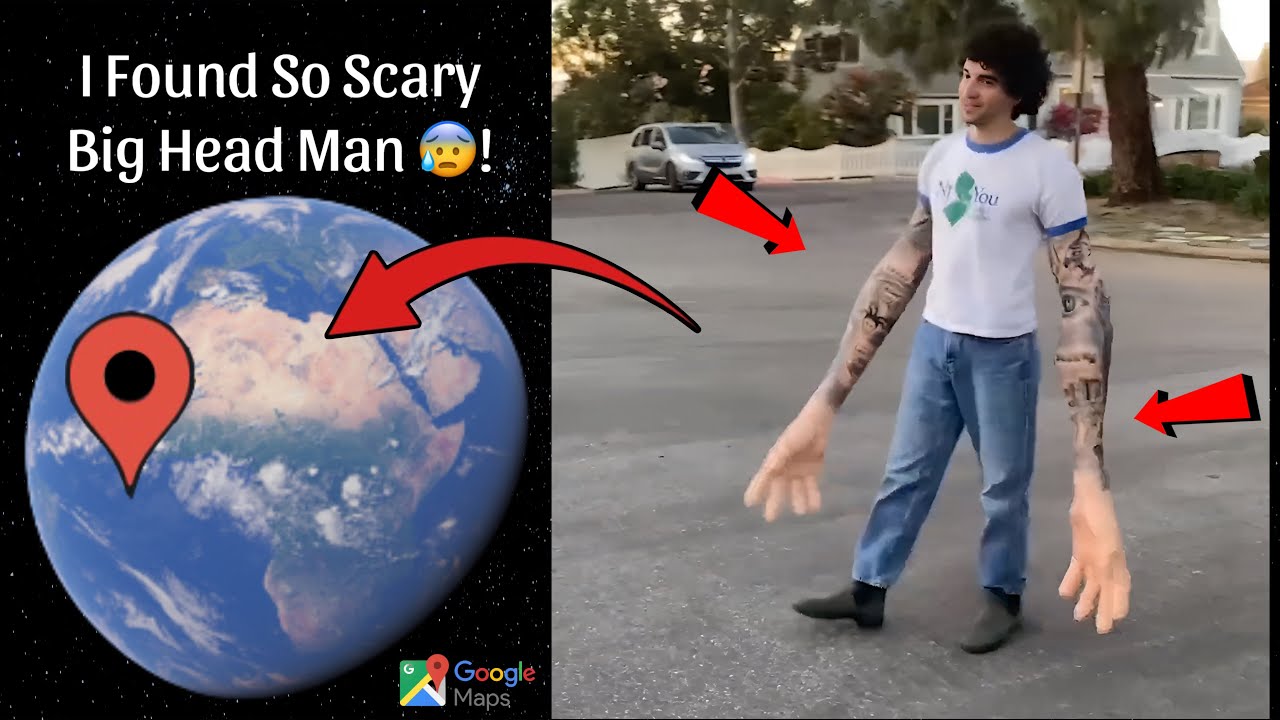 I Found So Strange Big Hand Man On Google Earth and Google Maps 😱 ...