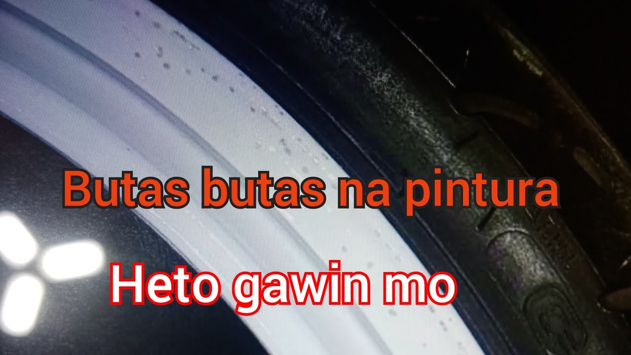 butas butas na pintura? gawin mo toh - YouTube