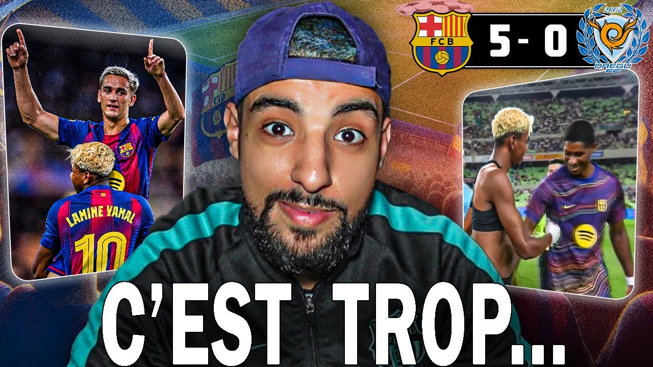 MÊME RASHFORD EST CHOQUÉ.. | Debrief: Barça 5 vs 0 Daegu - YouTube