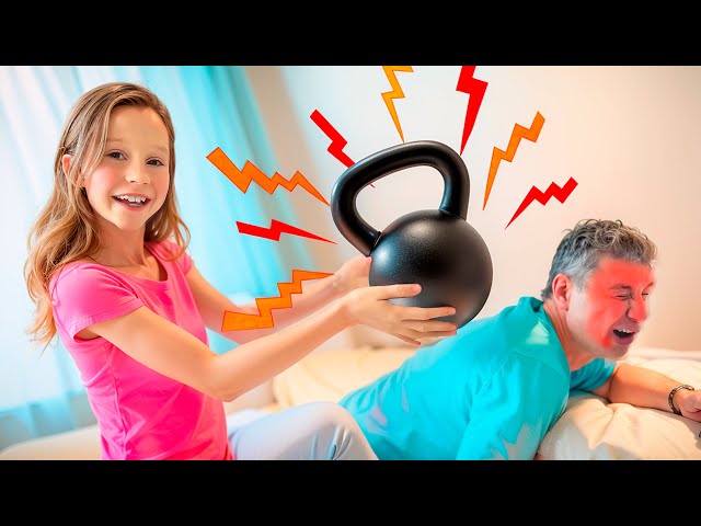 Nastya and dad are having fun - Videos For Kids