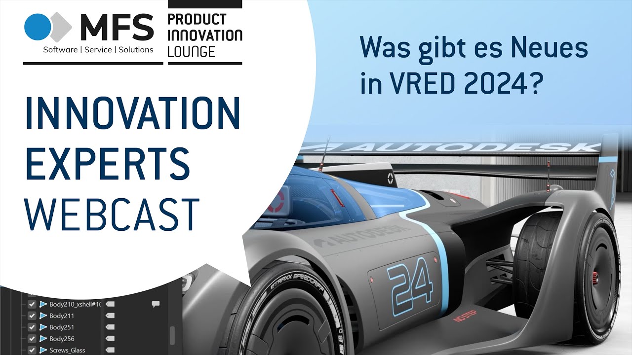Webcast: Was gibt es Neues in VRED 2024? - YouTube