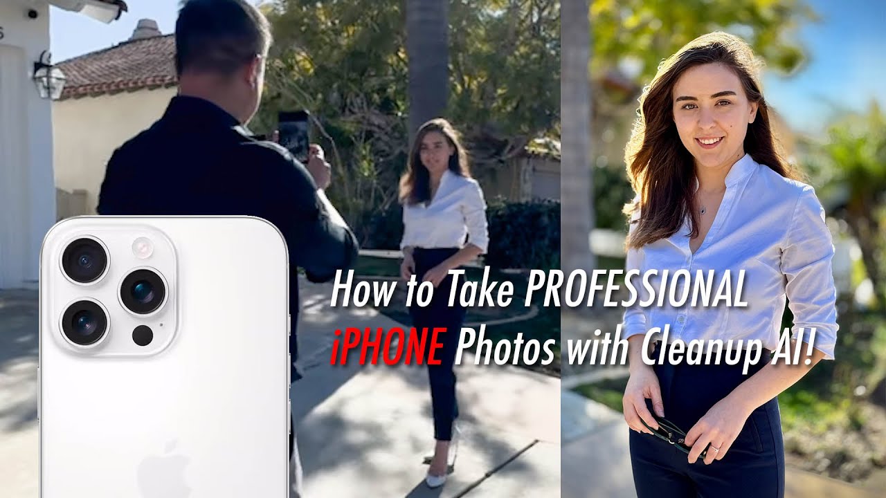 iPhone Portraits Like a Pro 📸 | Mastering AI Cleanup for Flawless Shots! - YouTube