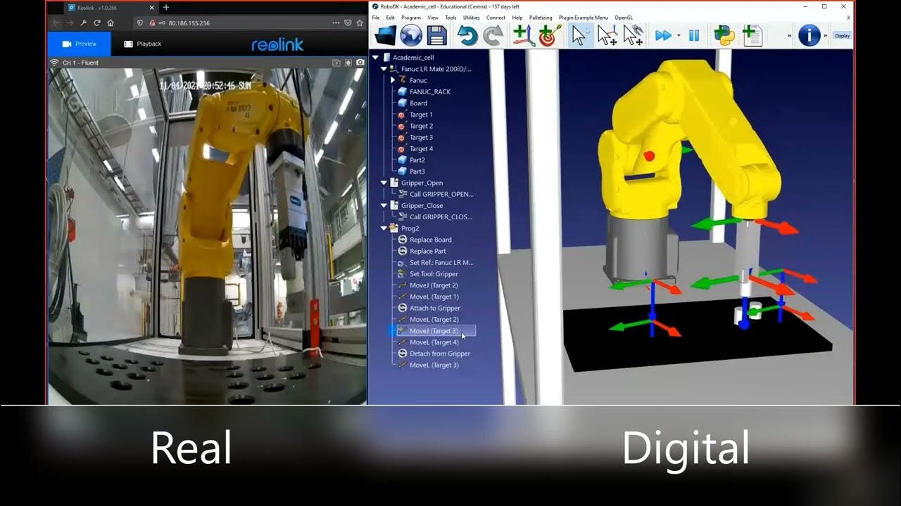 Fanuc digital twin - YouTube