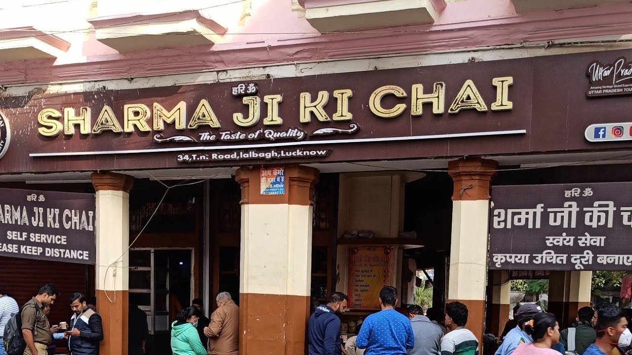 Sharma Ji Ki Chai | Lucknow Food | Lucknow Tour - YouTube