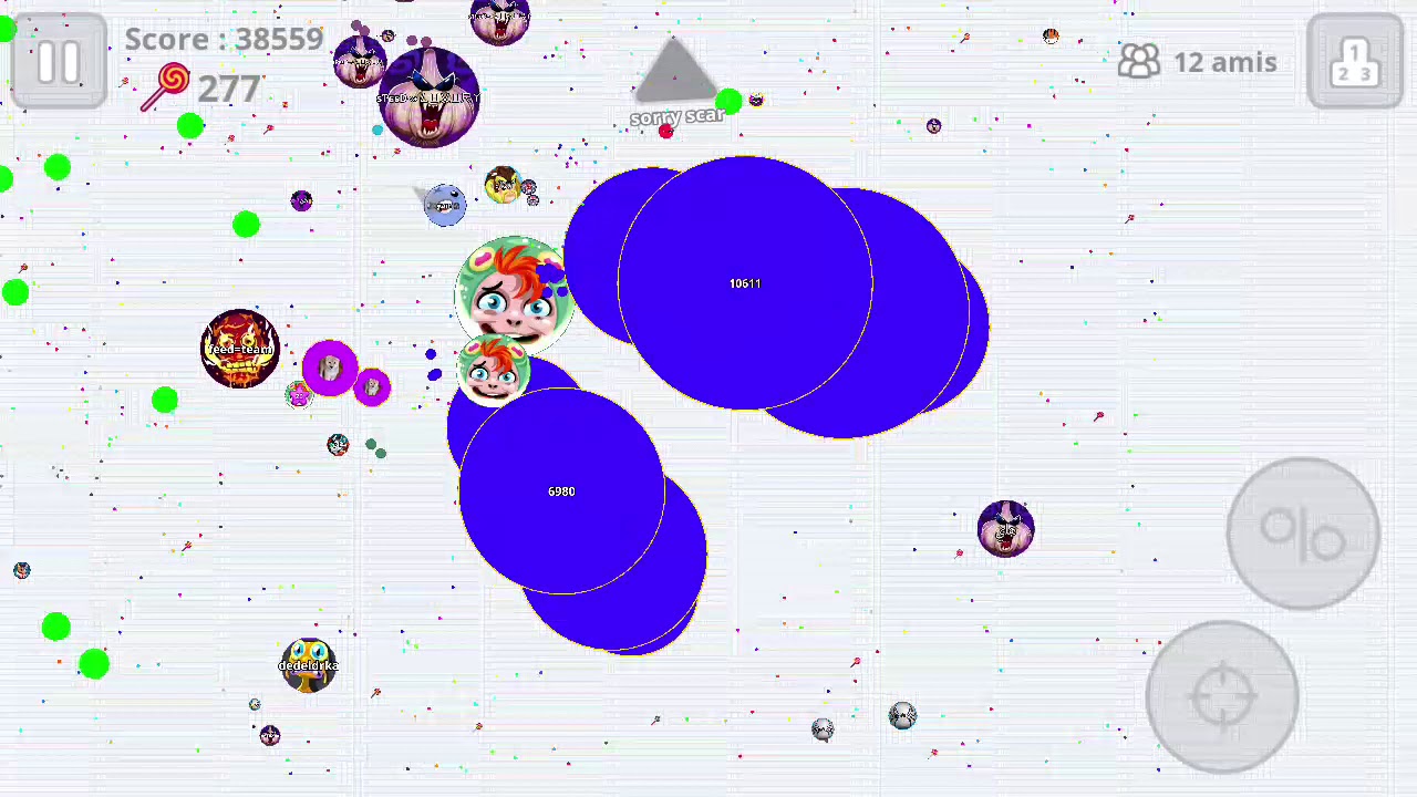 Solo vs map agar.io mobile destruction map. - YouTube