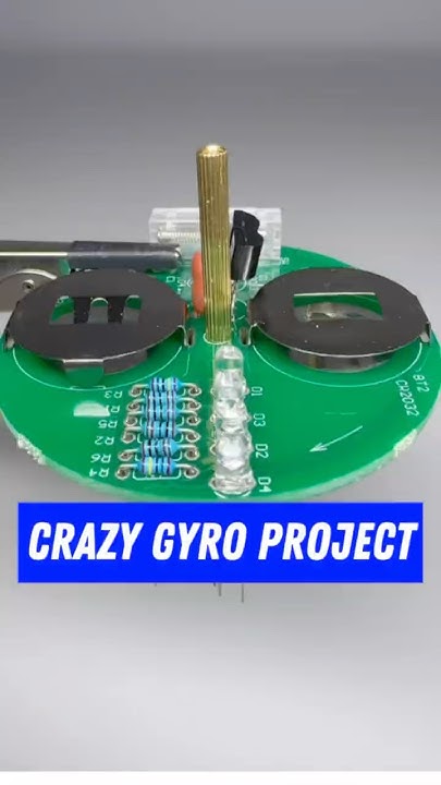 Amazing Gyro LED Lantern Project with Round PCB #electronics #arduino #pcb #engineering - YouTube