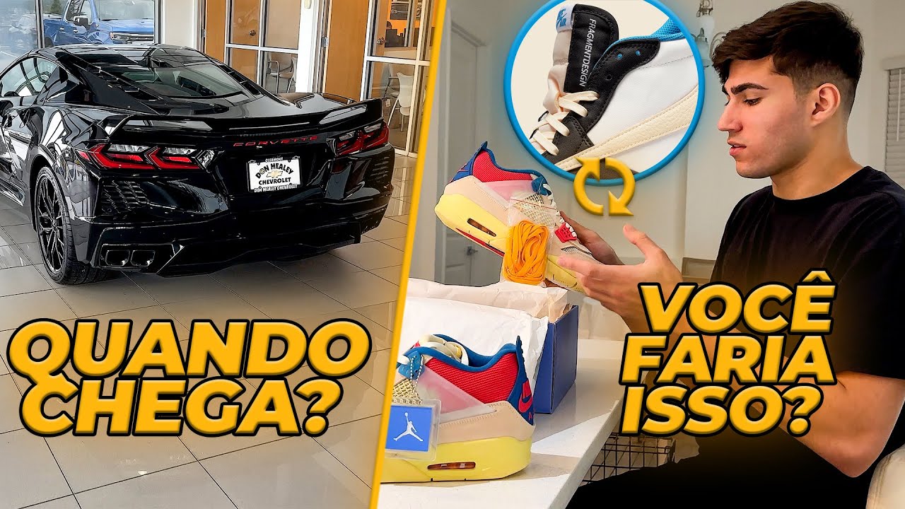 TROQUEI MEU JORDAN DO TRAVIS PELO JORDAN 4 UNION GUAVA ICE! MELHOR ...