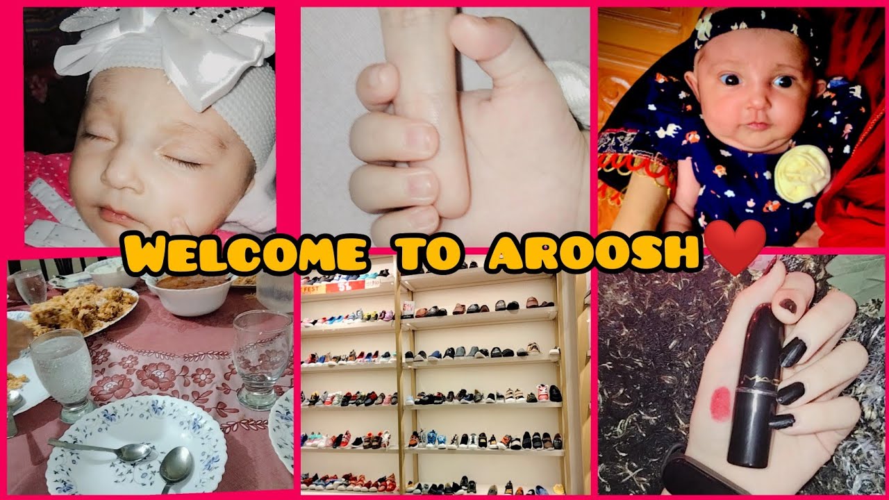 Welcome to aroosh in our home | life with warda - YouTube