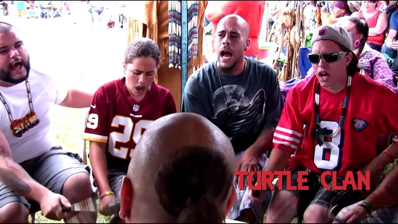 Turtle Clan & Jingle Dress Chickahominy Pow wow 2016 - YouTube