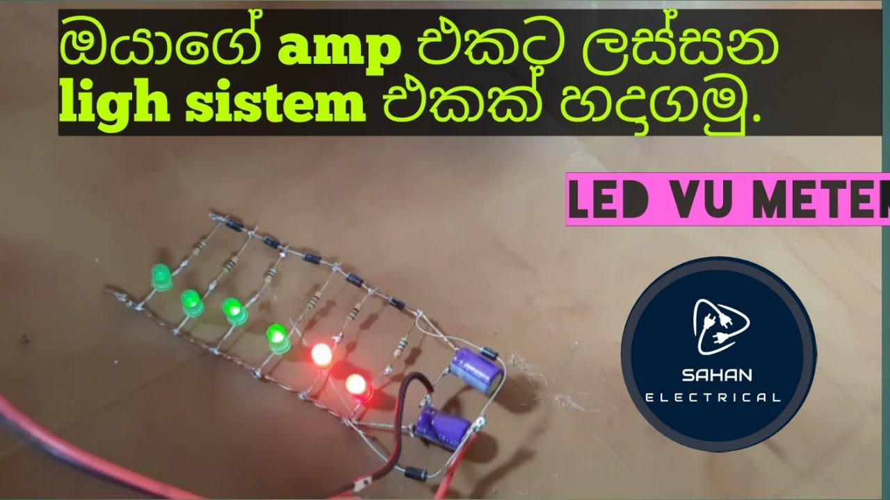 How to make a led vu meter | diy vu meter | vu meter - YouTube