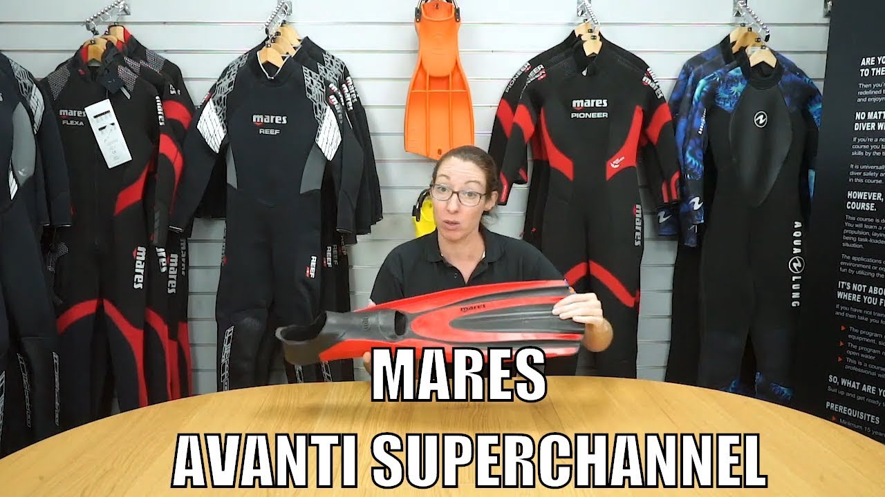 Mares Avanti Superchannel Fin REVIEW - YouTube