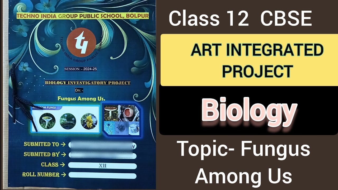 Biology Project Class 12 CBSC | ART INTEGRATED PROJECT - YouTube