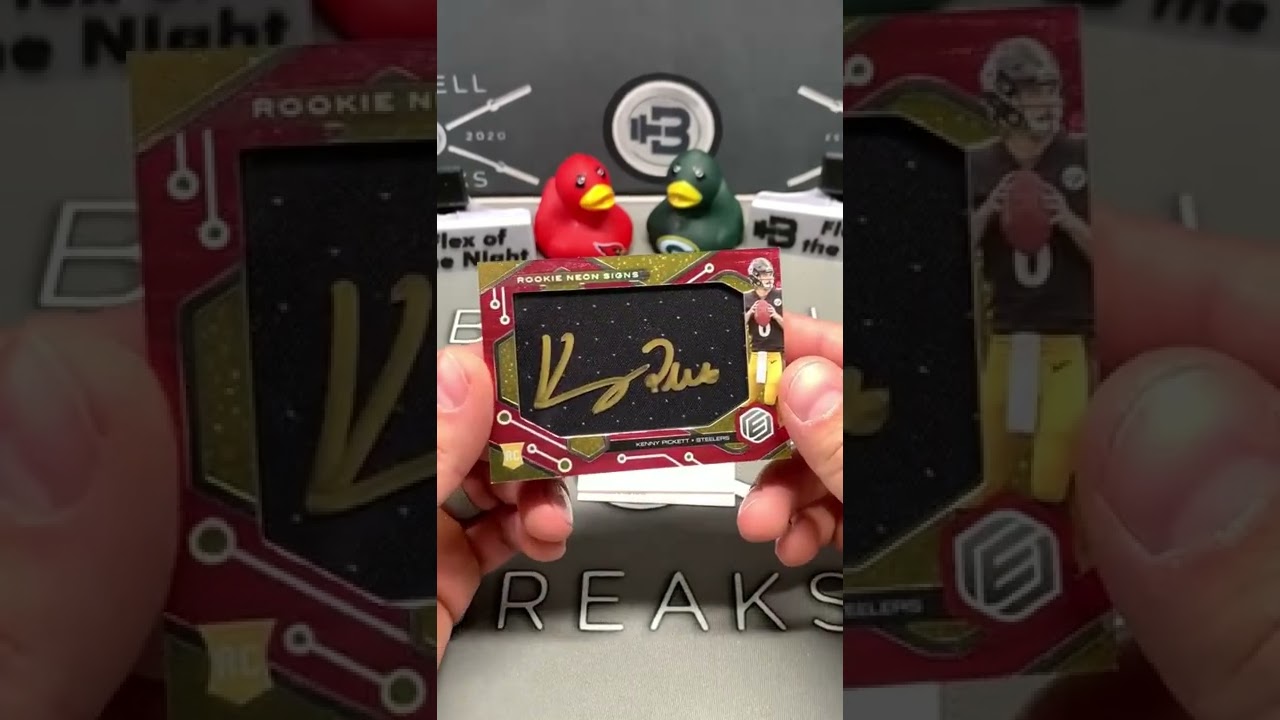 Kenny Pickett Gold Ink Auto! #shorts - YouTube