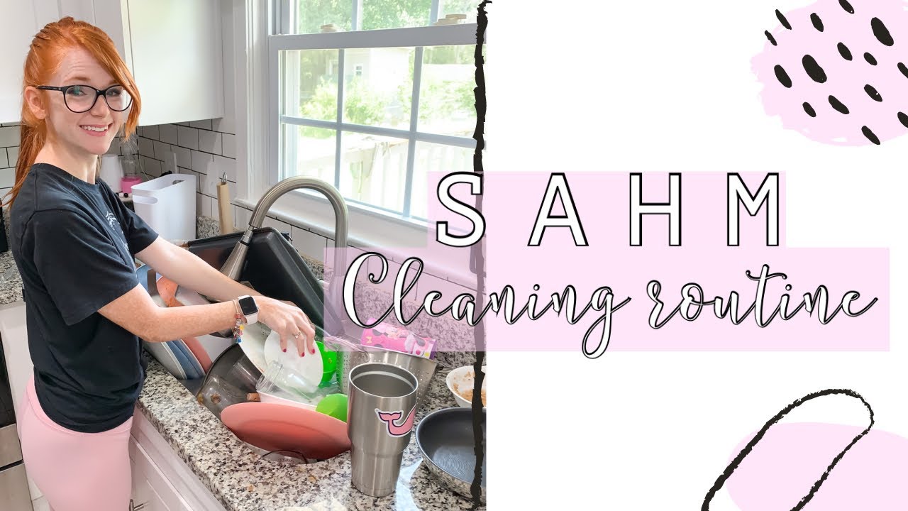 SAHM CLEANING ROUTINE | DAILY CLEANING ROUTINE | SPEED CLEAN | CLEANING ...