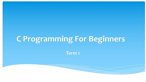 Develop Computer Program - C Programing - YouTube