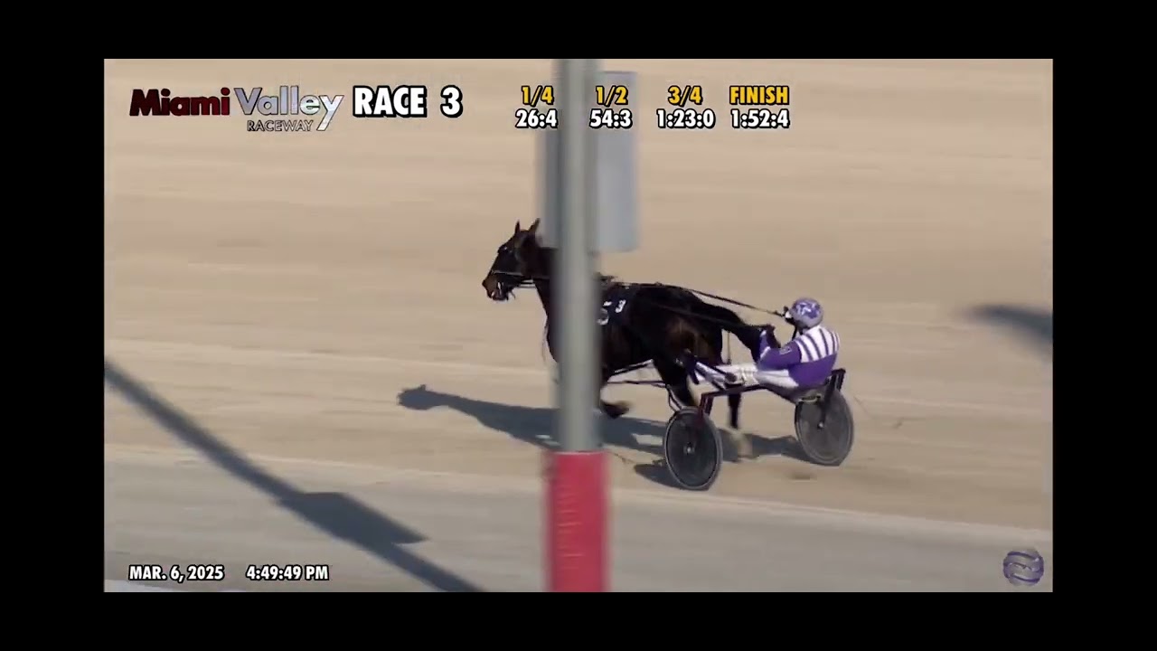 Absolute Euphoria wins at Miami Valley Raceway on 3/6/25 - YouTube