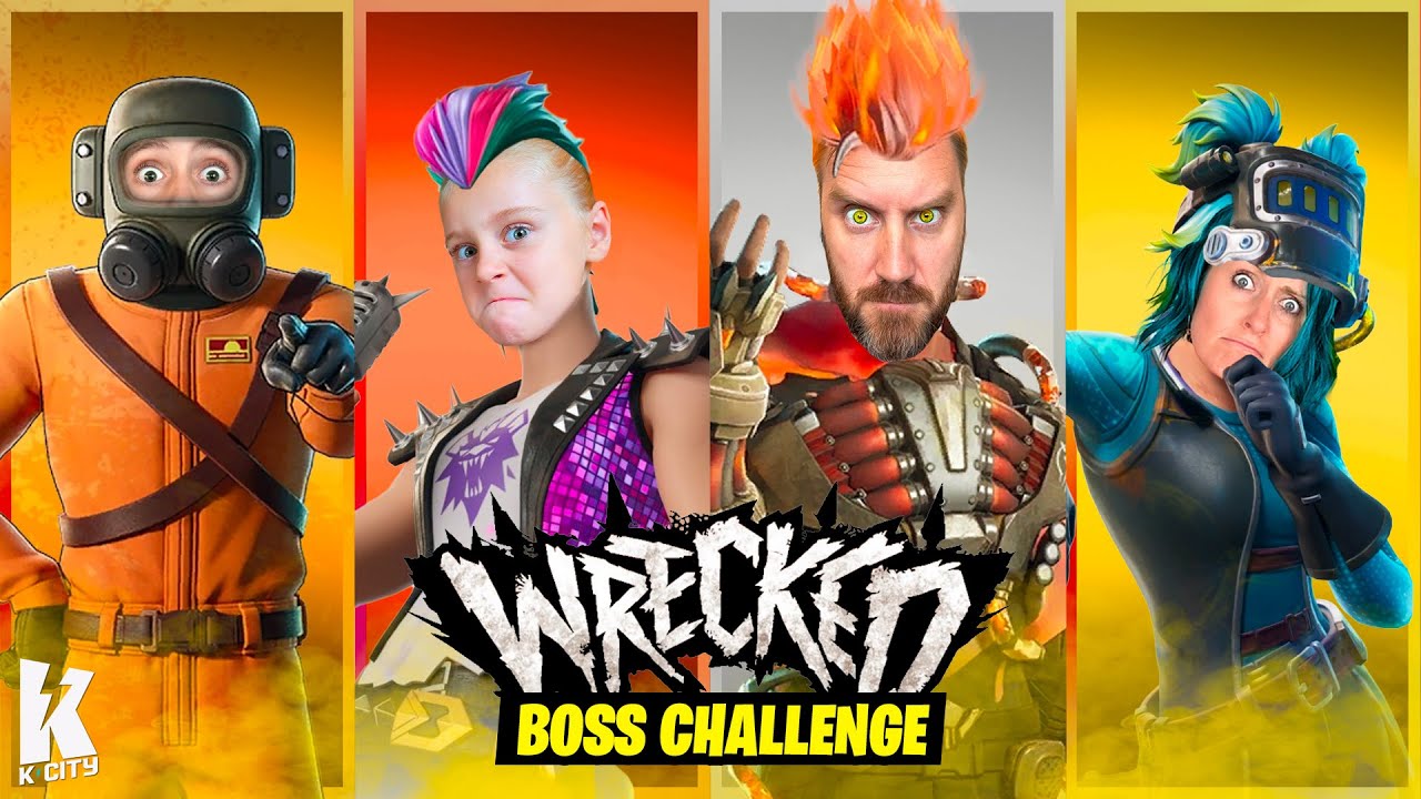 Fortnite WRECKED: The Boss Challenge - YouTube