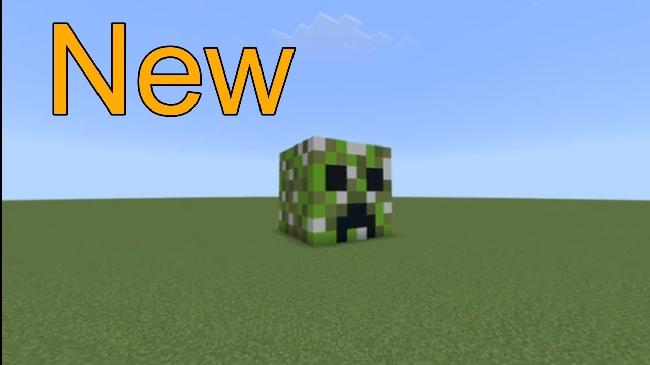 Minecraft How To Make A Creeper Head Tutorial - YouTube