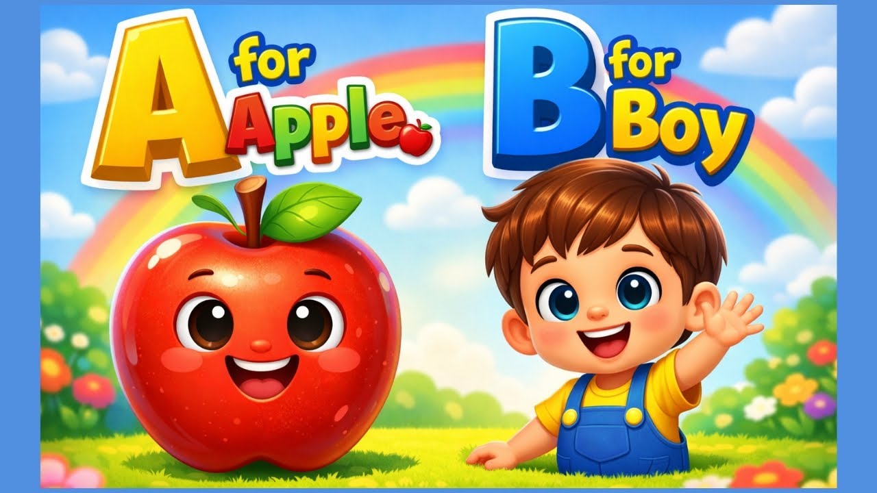 ABC Song | A for Apple B for Boy | Learn Alphabets for Kids - YouTube