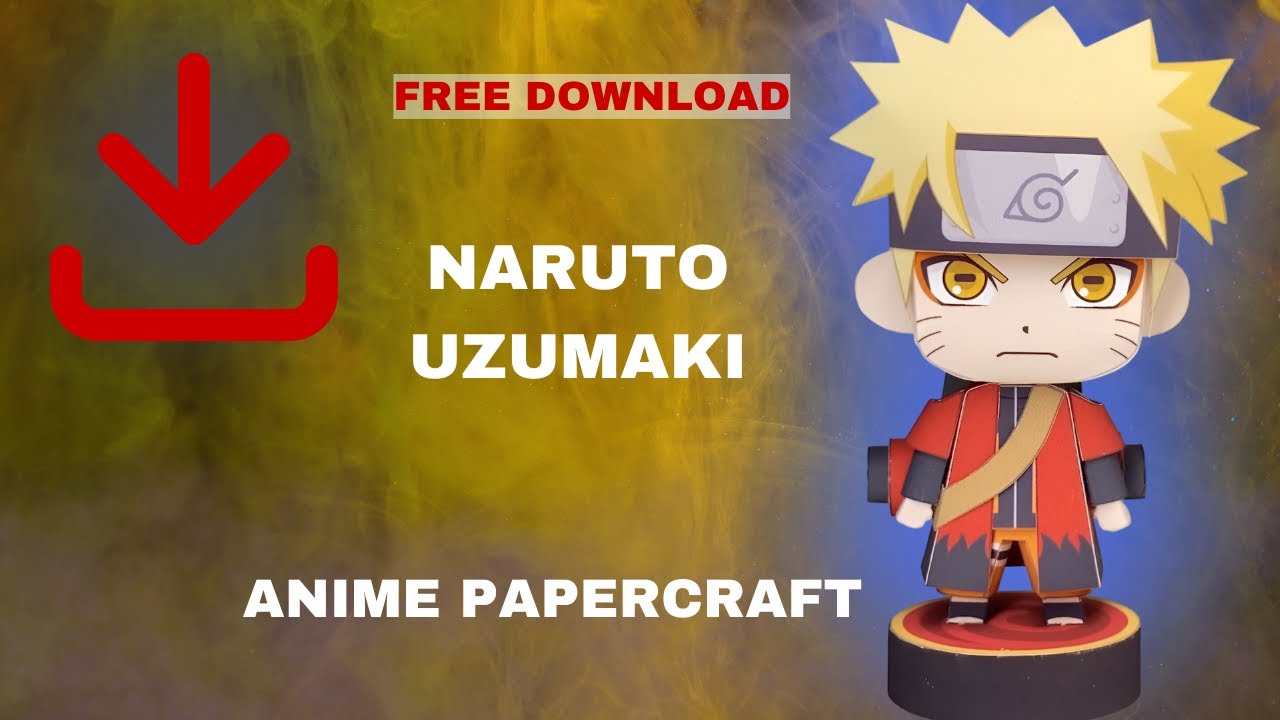 (Free PDF Available) | How To Make Naruto Uzumaki From Paper in 9 ...