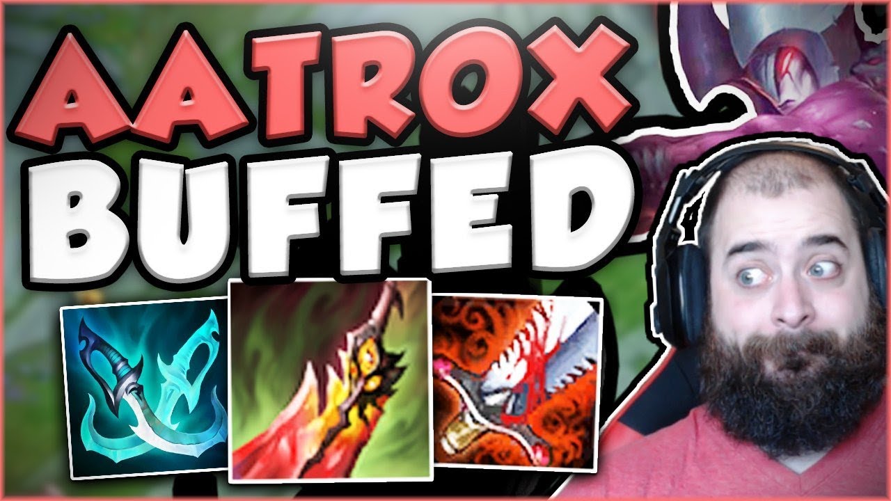 THESE NEW AATROX BUFFS TURN HIM INTO A KILLING MACHINE! NEW AATROX TOP GAMEPLAY! - League of ...