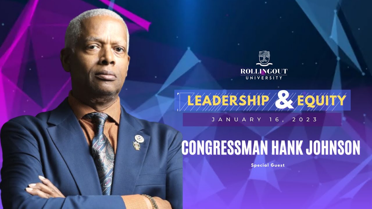 A Seat at the Table with Special Guest Congressman Hank Johnson - YouTube