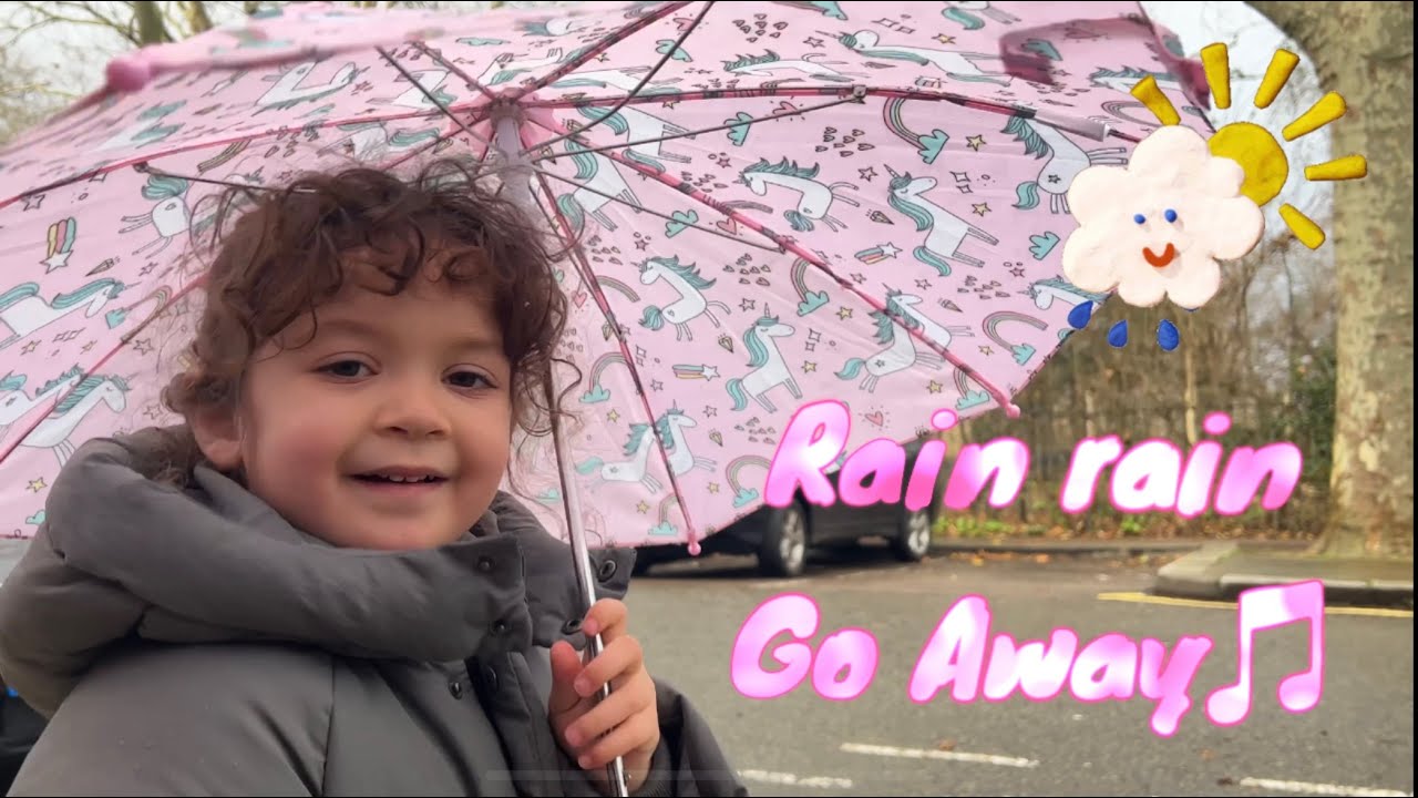 🎵 Rain Rain Go Away by Hana | Nursery Rhymes | Toddler Show | Kids Show ...