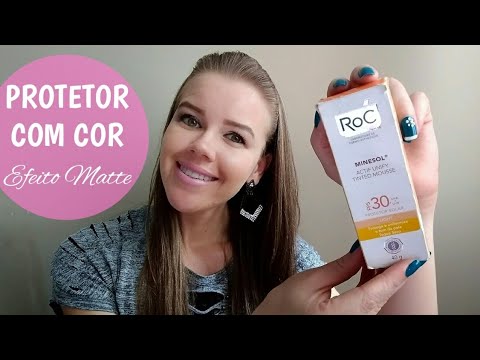 Resenha: PROTETOR SOLAR COM COR - ROC MINESOL | Ariii Oliver - YouTube