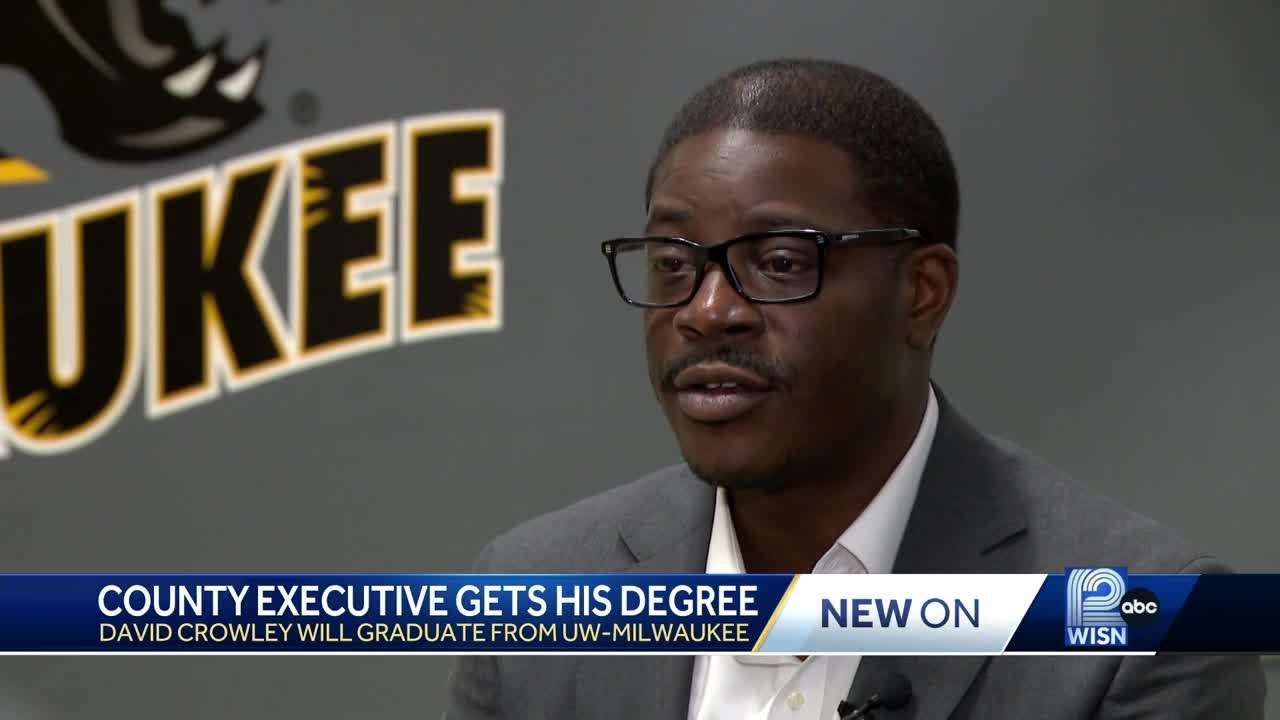 Milwaukee County executive to graduate from UW-Milwaukee - YouTube