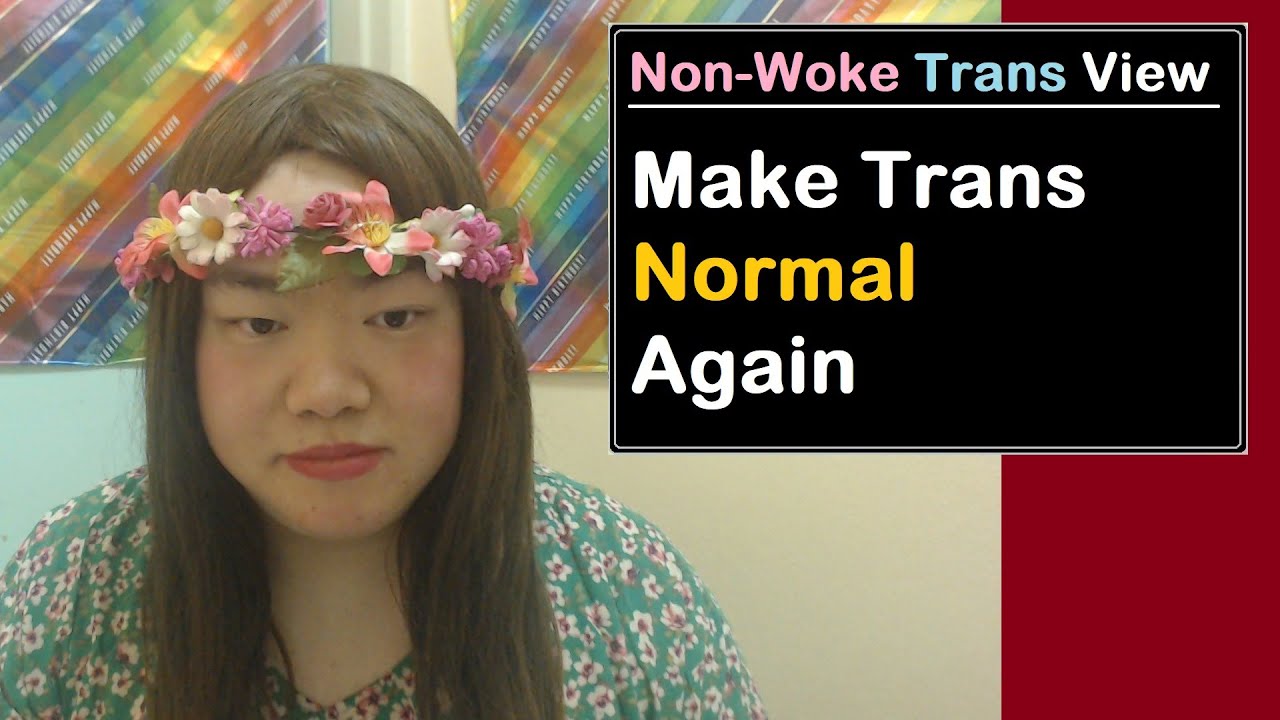 Make Trans Normal Again: the Non-Woke Trans View - YouTube