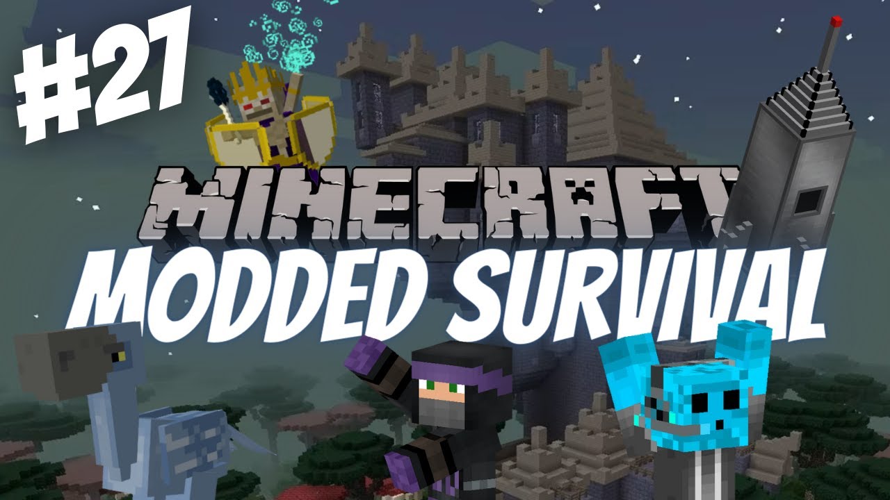 Minecraft Episode 27: Aether Realm Ascension - Skywhales, Labyrinths ...