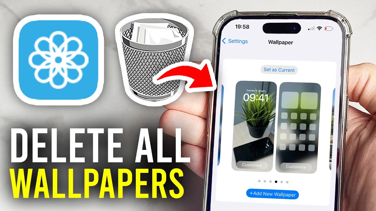 How To Delete All Wallpapers On iPhone - Full Guide - YouTube