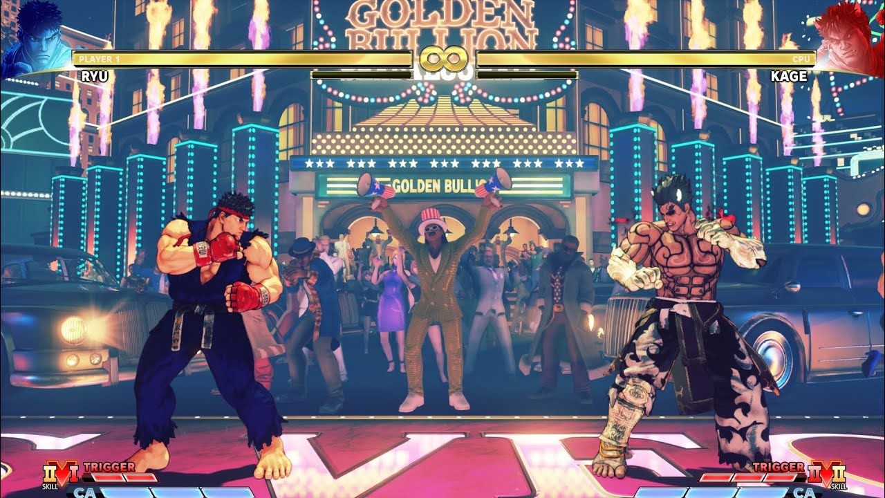 SFV:CE Ryu Vs Kage (Hardest Battle Match) Street Fighter V:CE - YouTube