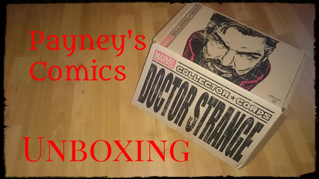 Unboxing Marvel Collector Corps Doctor Strange Box - YouTube