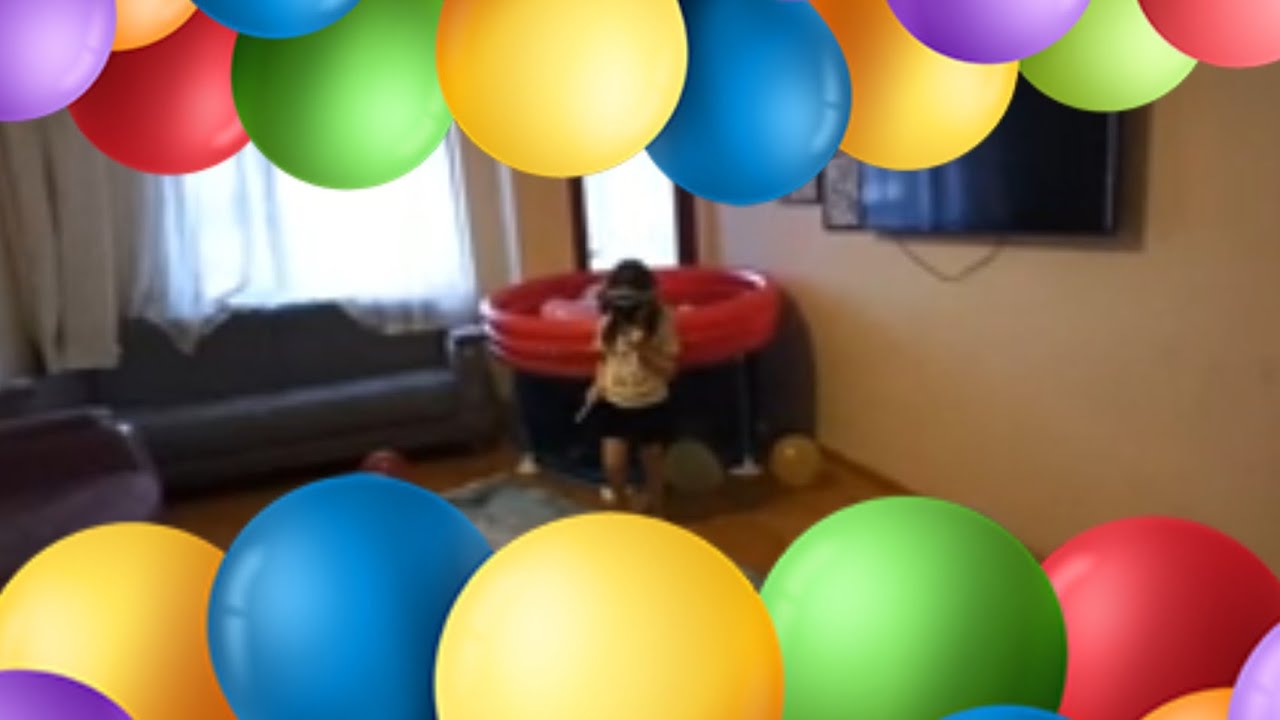 KÖREBE BALON PATLATMA YARIŞMASI - YouTube
