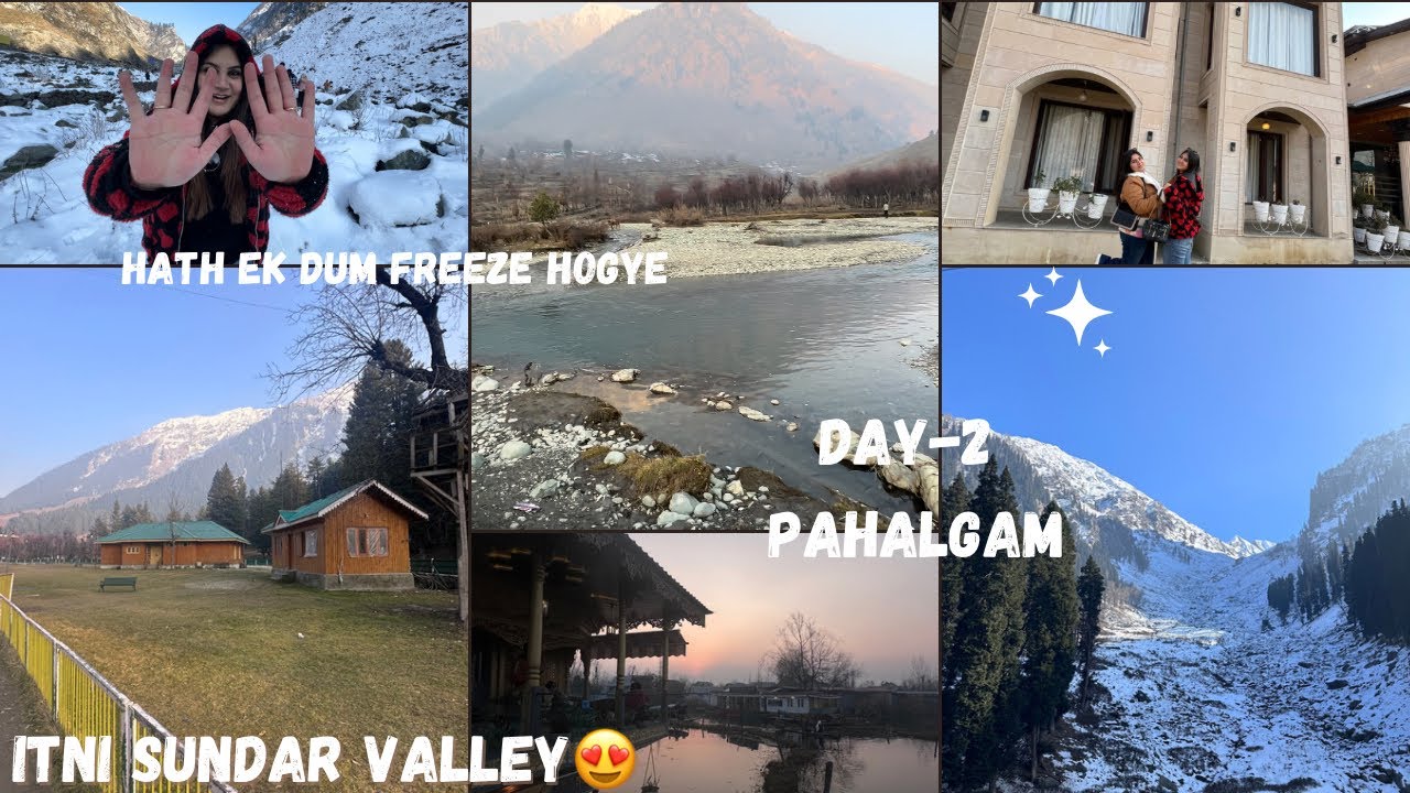 Day - 2 Pahalgam|We went to Abc valley's | Baraf mei hath jam gye ...