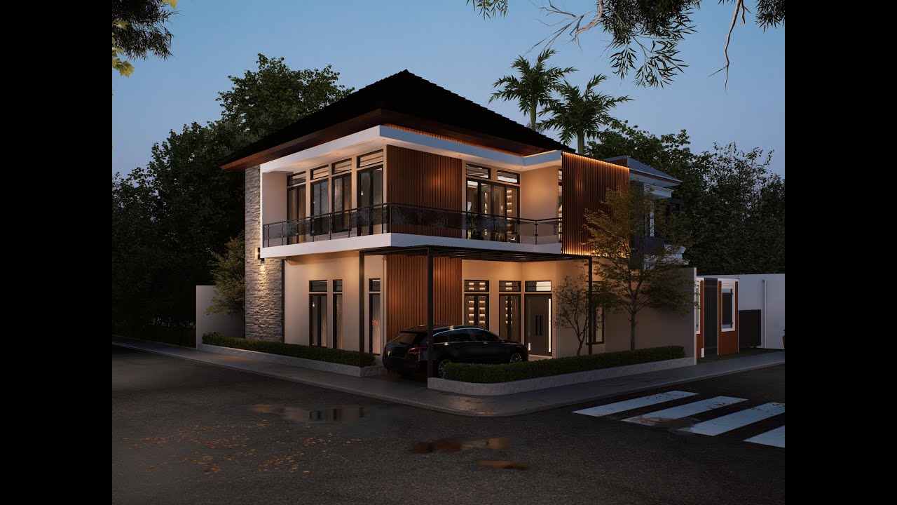 House Design 10x17 | Exterior & Interior | Rendering - YouTube