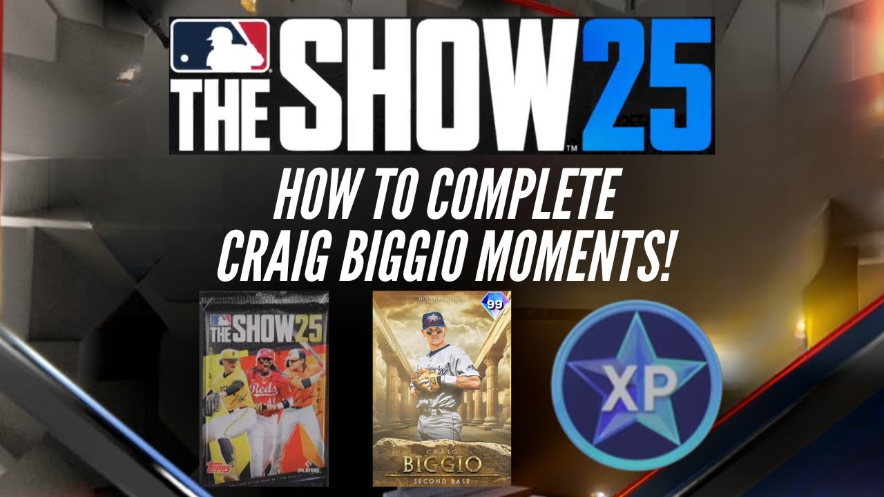MLB the Show 25: How to Complete Craig Biggio Moments - YouTube