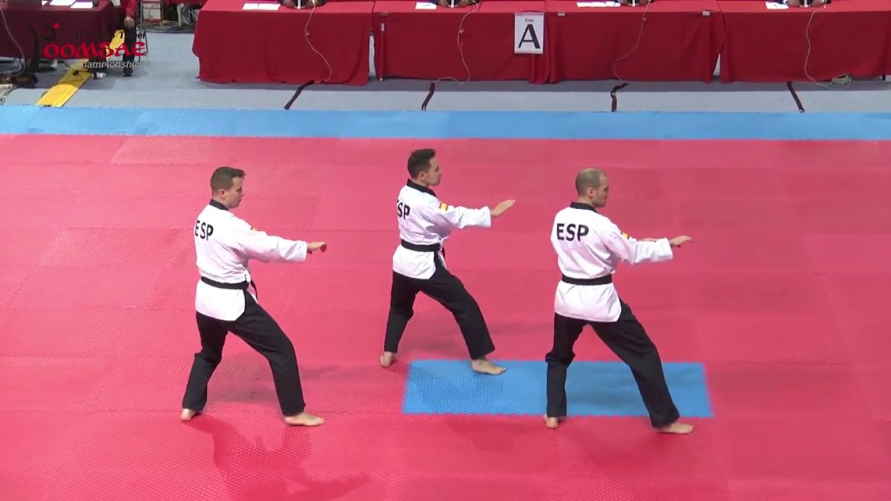 Spanish Trio +30 Mundial de Poomsae Taipei 2018 | Poomsae Nerd ...