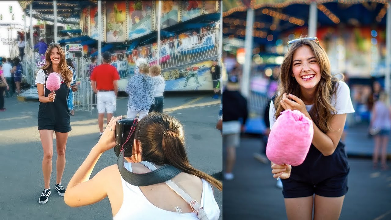 Natural Light Photoshoot at the Fair, Behind The Scenes - YouTube