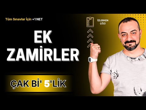 🎯 Ek Zamirler (İyelik Zamirleri – İlgi Zamiri) | İzlerken Çöz! | ÇAK Bİ’ 5’LİK