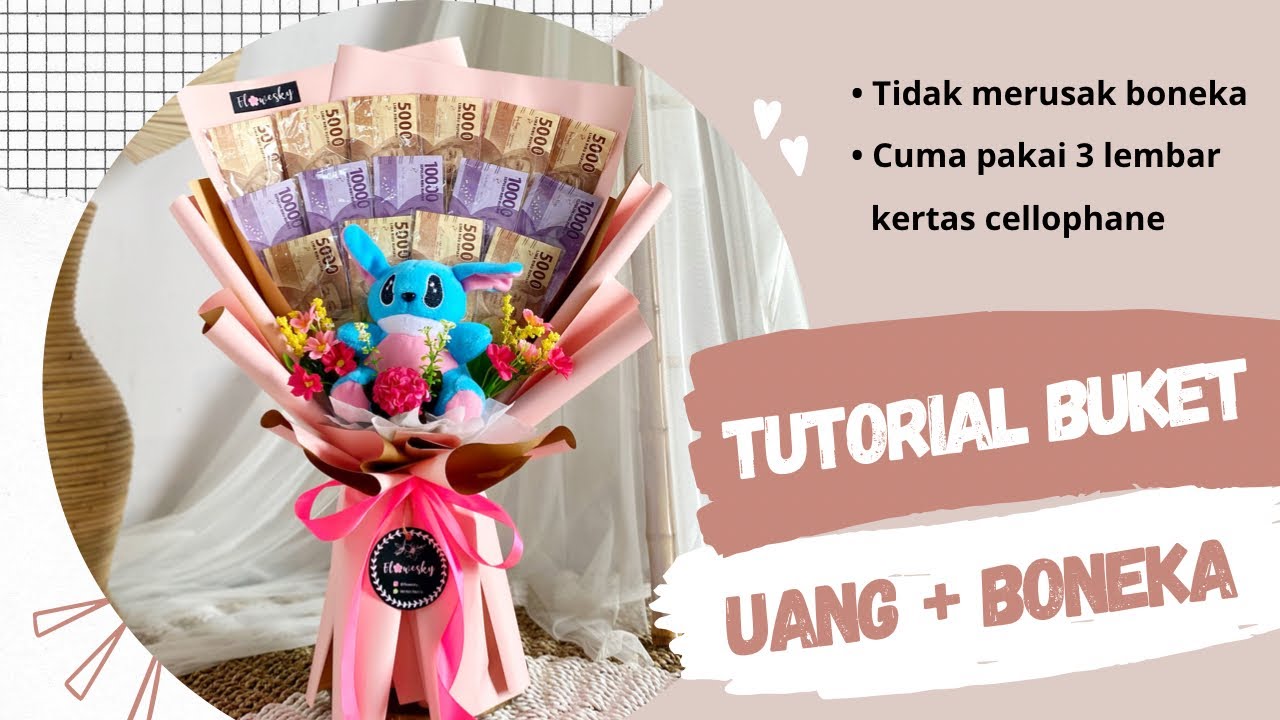 TUTORIAL BUKET UANG & BONEKA TANPA MERUSAK BONEKA | DIY - YouTube