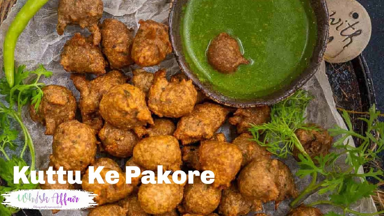 Kuttu Ke Pakode Recipe (Deep-Fried Snack) - YouTube