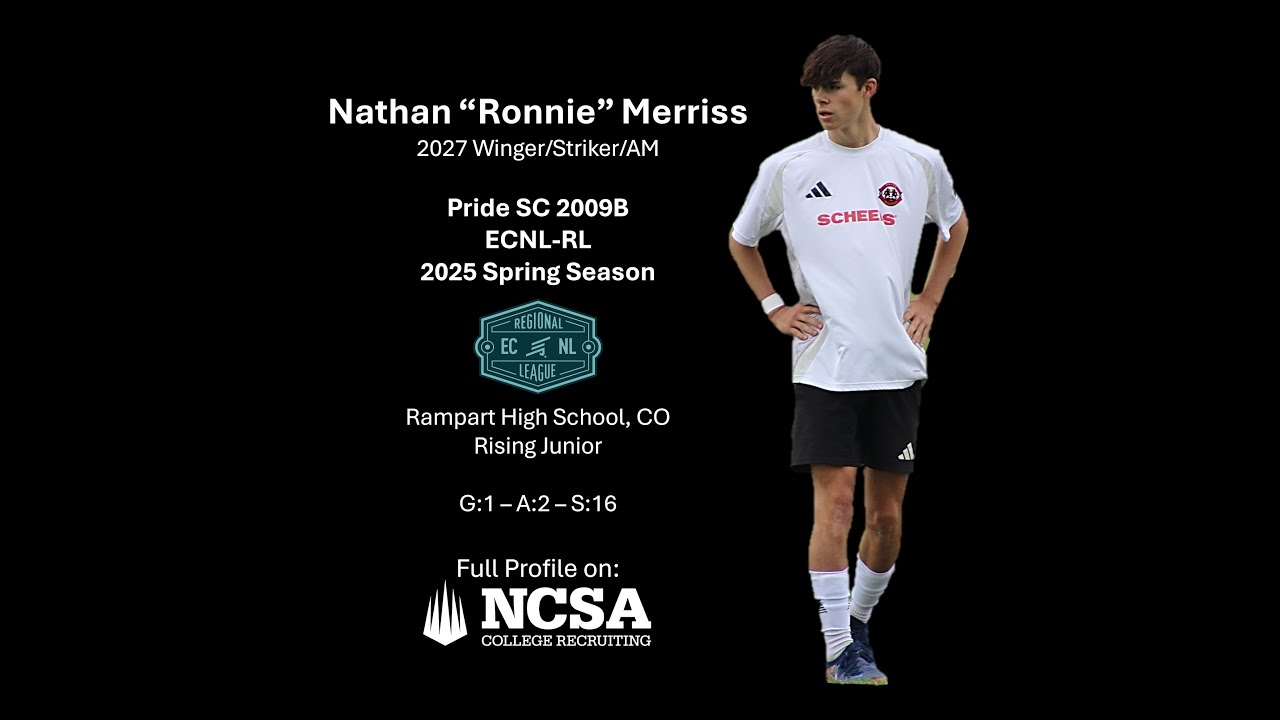 2027 Nathan Merriss: Spring '25 ECNL-RL Highlights - YouTube