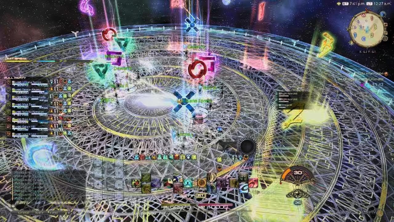 FFXIV - The Omega Protocol, TOP, (Ultimate) P5: Run Dynamis (Sigma ...